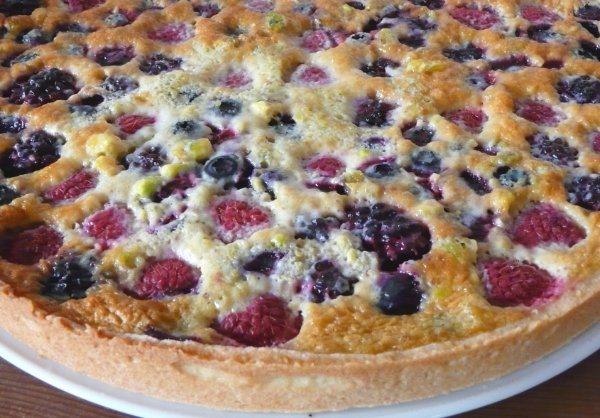 Recette Tarte moelleuse aux fruits rouges - Pagawa Cuisine