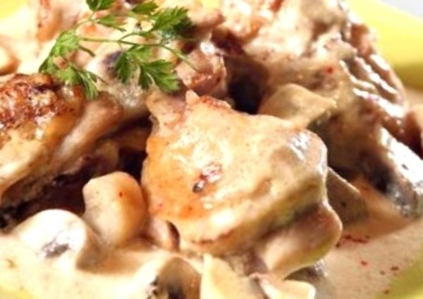 Recette Fricassée De Volaille à La Crème Pagawa Cuisine